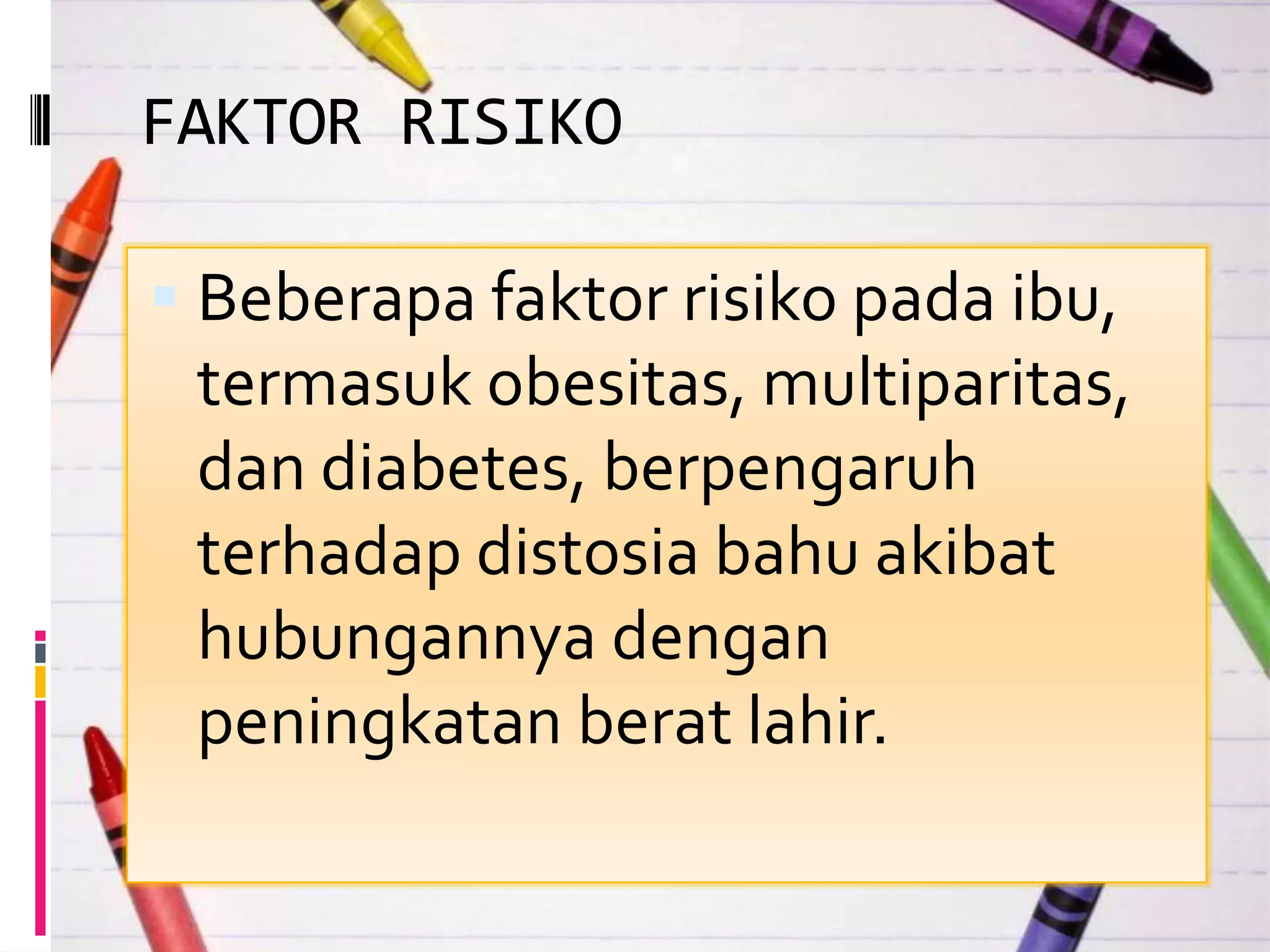 Distosia bahu | PPTX