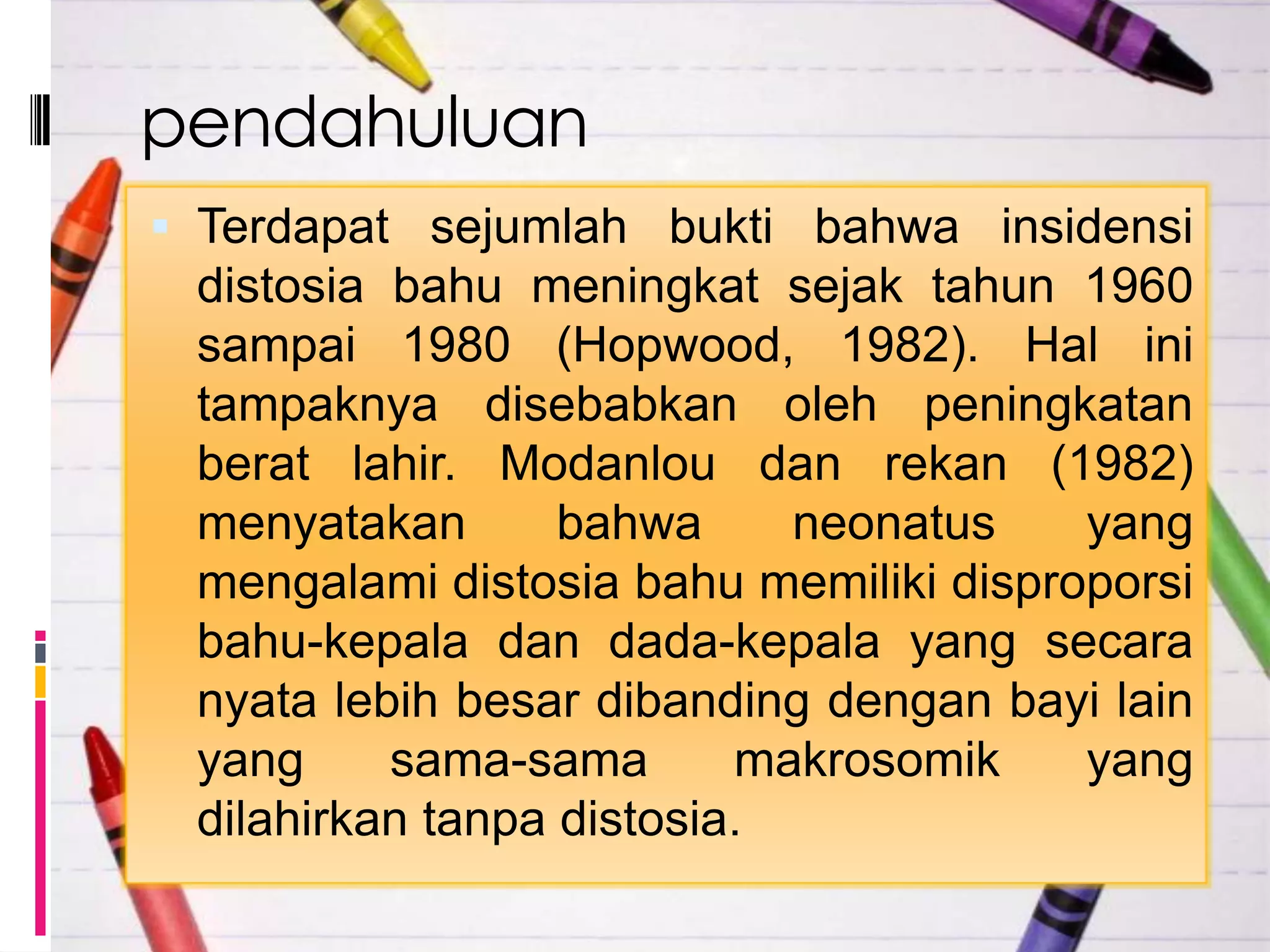 Distosia bahu | PPTX