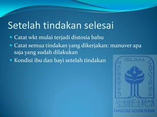 Distosia bahu | PDF