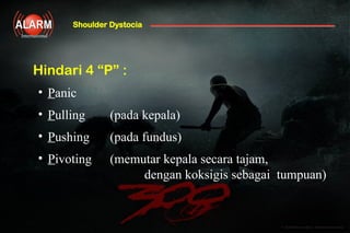 Distosia bahu (Penyulit pada Persalinan) | PPT