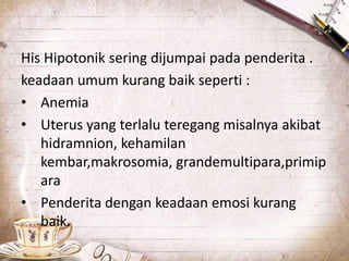 Distosia his poltekkes surakarta | PPTX