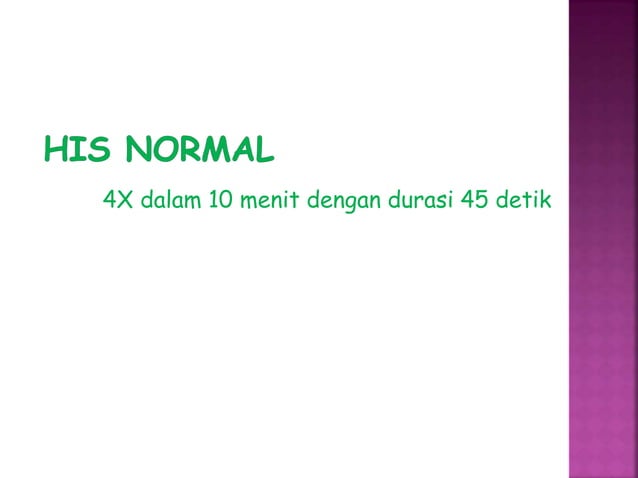 Distosia karena kelainan his | PPTX