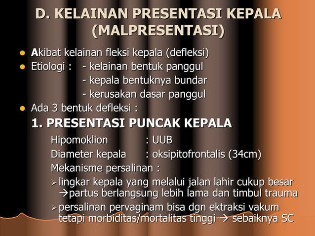 Distosia & Kelainan Letak Malposisi.ppt