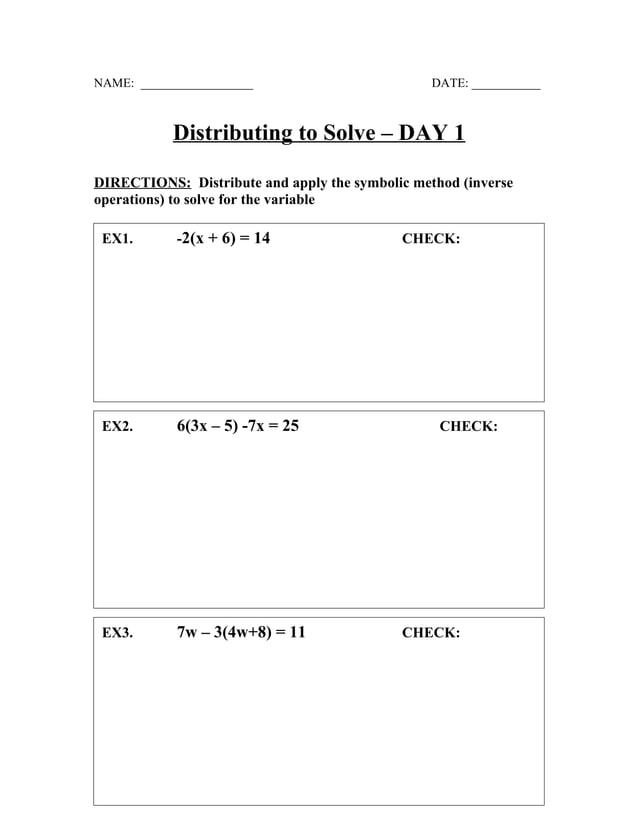 Dist prop two step day1 | PDF