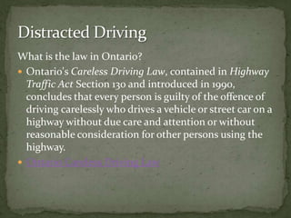 Distracted driving | PPT