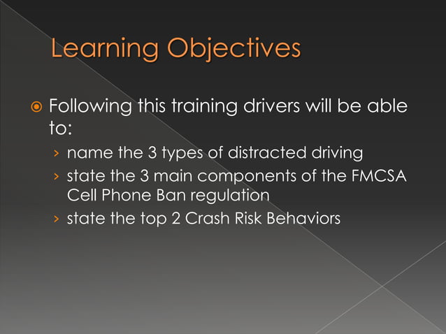 Distracted Driving | PPTX