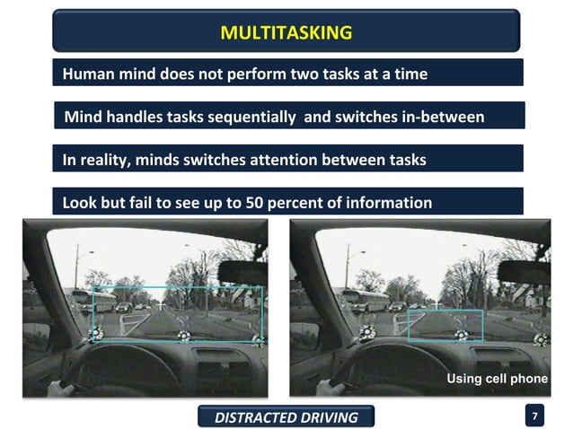 Distracted driving | PPT | Auto Safety | Automotive