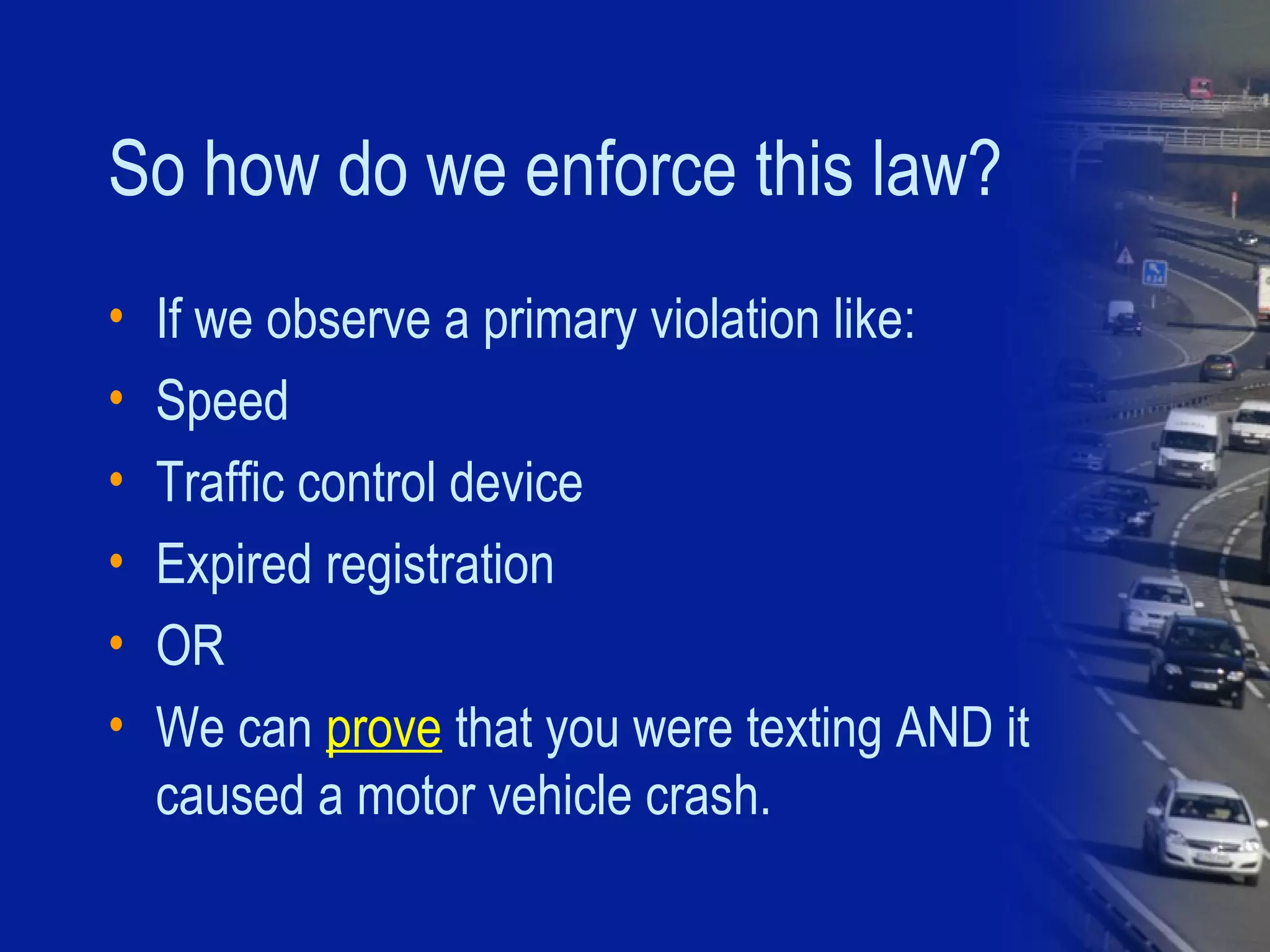 Distracted driving presentation | PPT