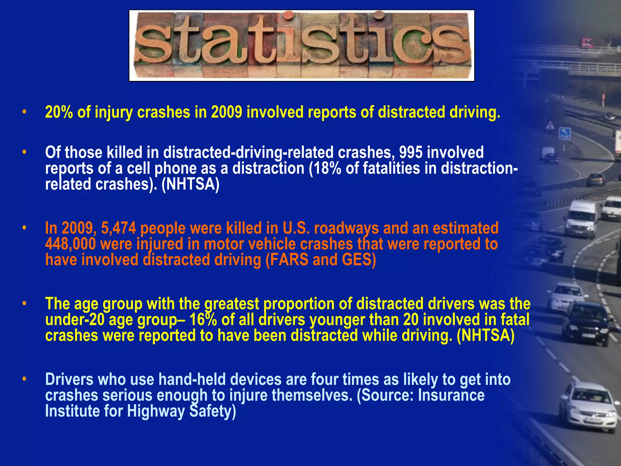 Distracted driving presentation | PPT