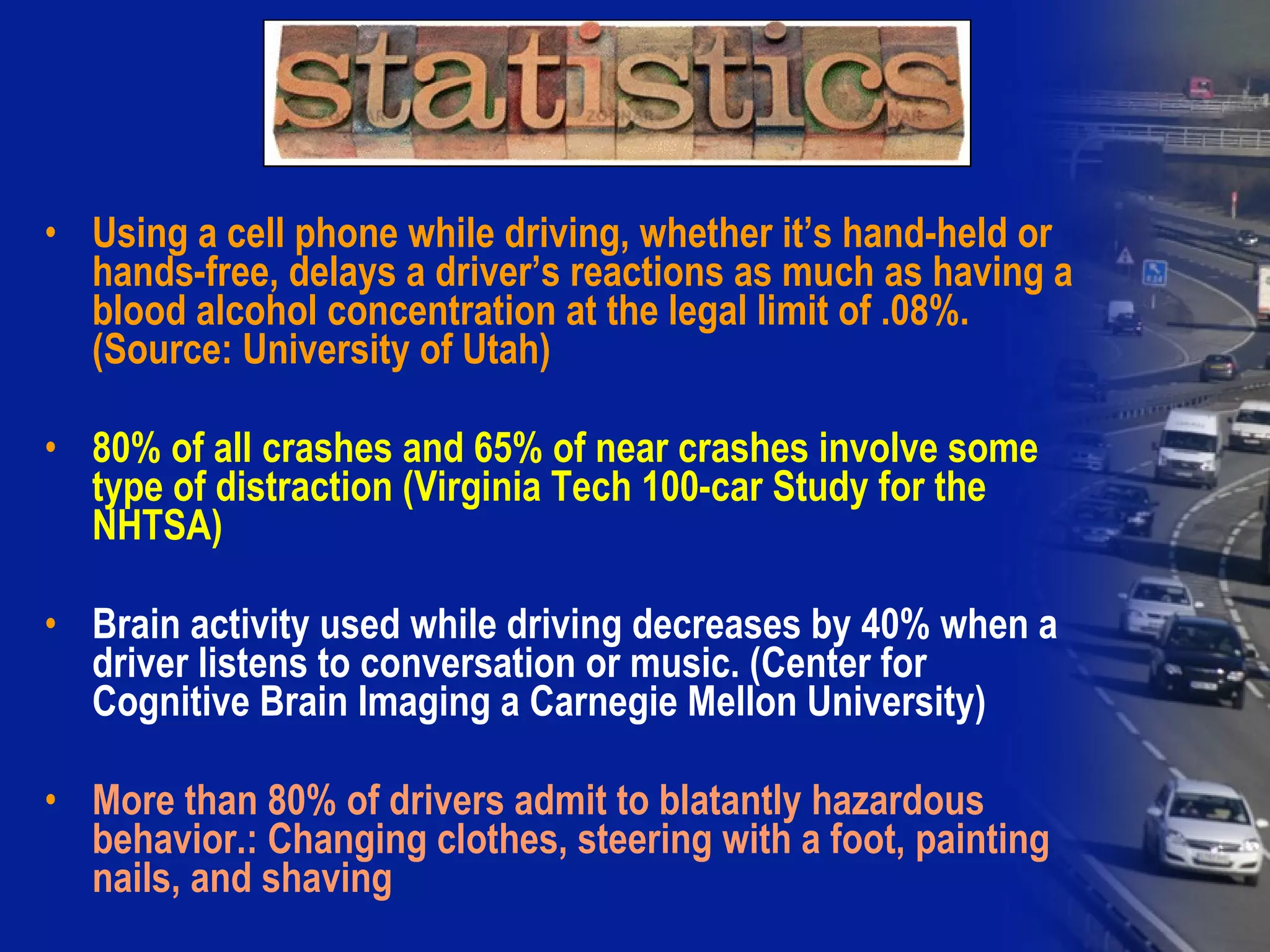 Distracted driving presentation | PPT