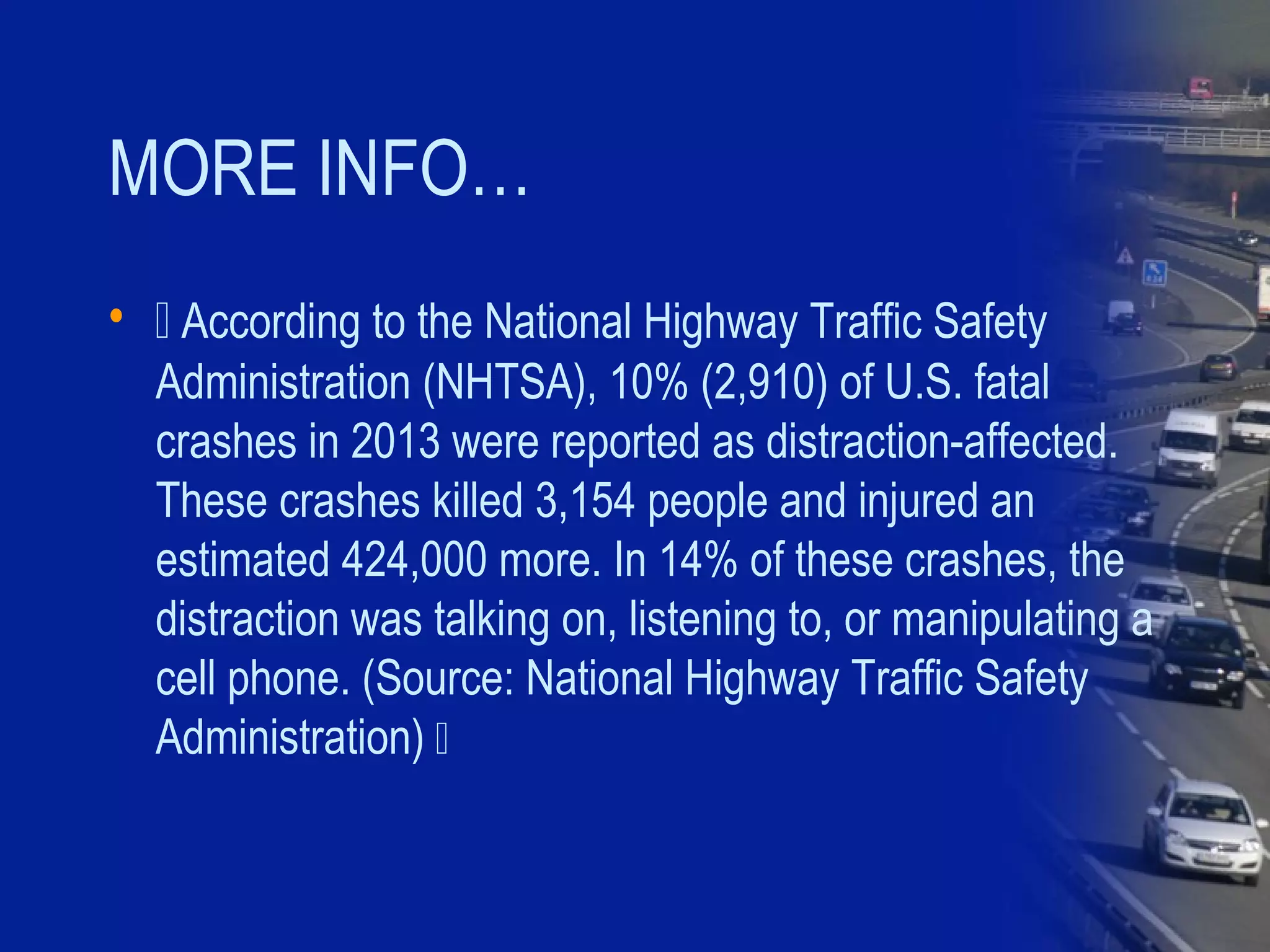 Distracted driving presentation | PPT