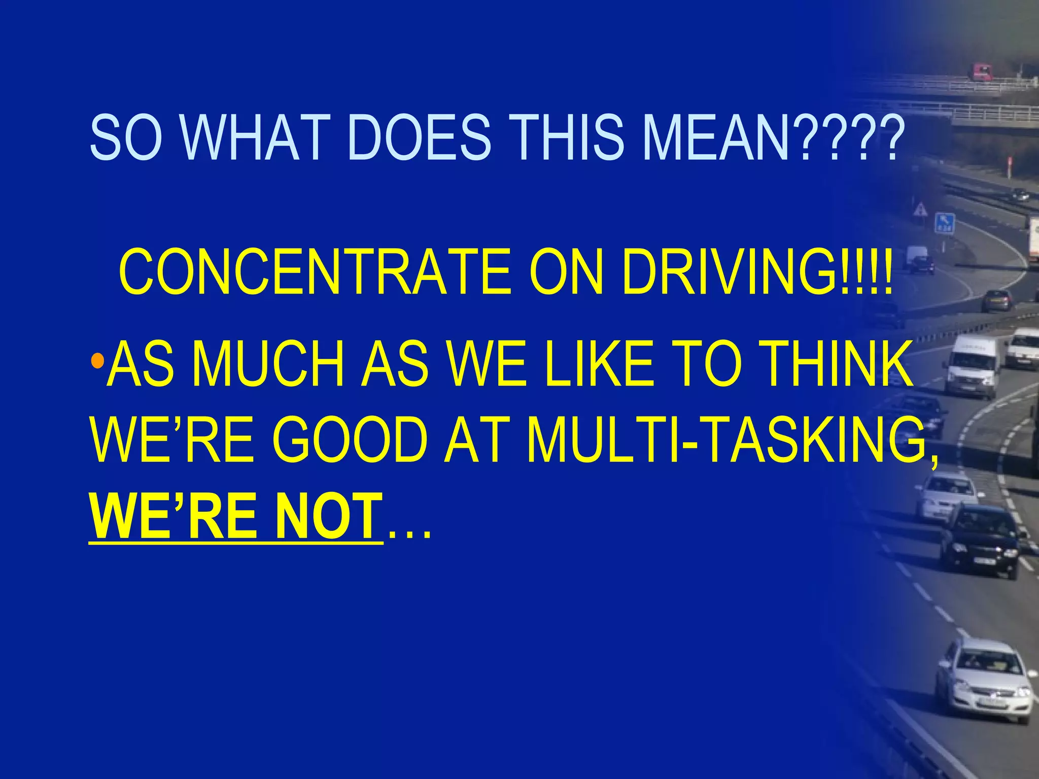 Distracted driving presentation | PPT
