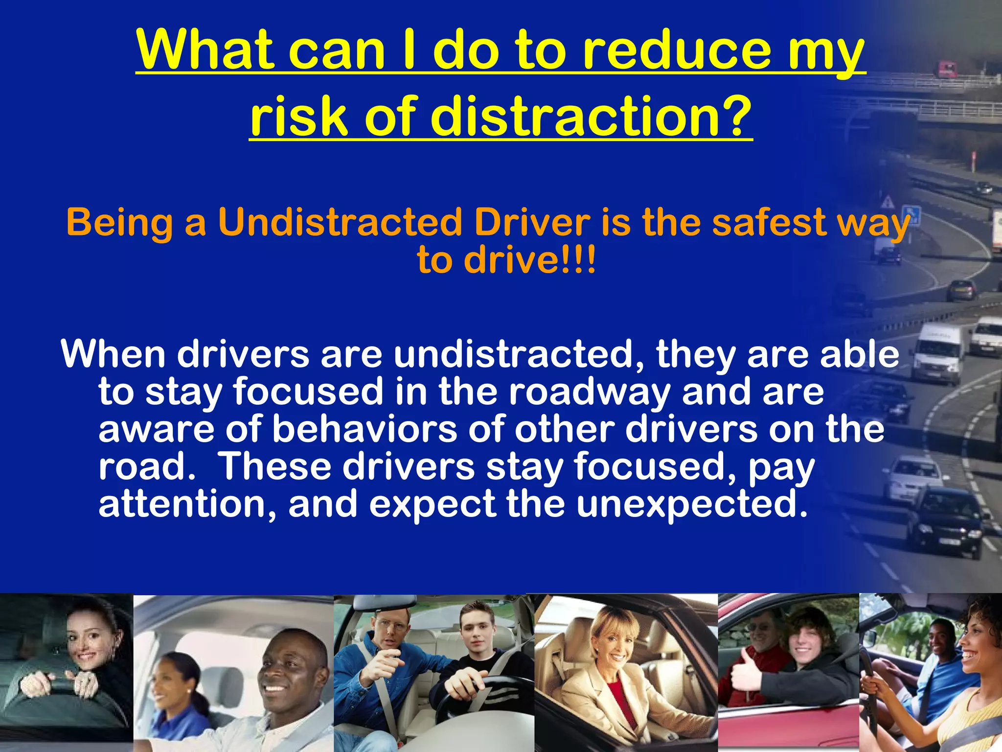 Distracted driving presentation | PPT