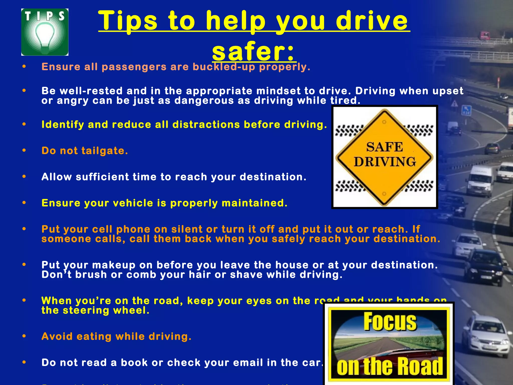 Distracted driving presentation | PPT