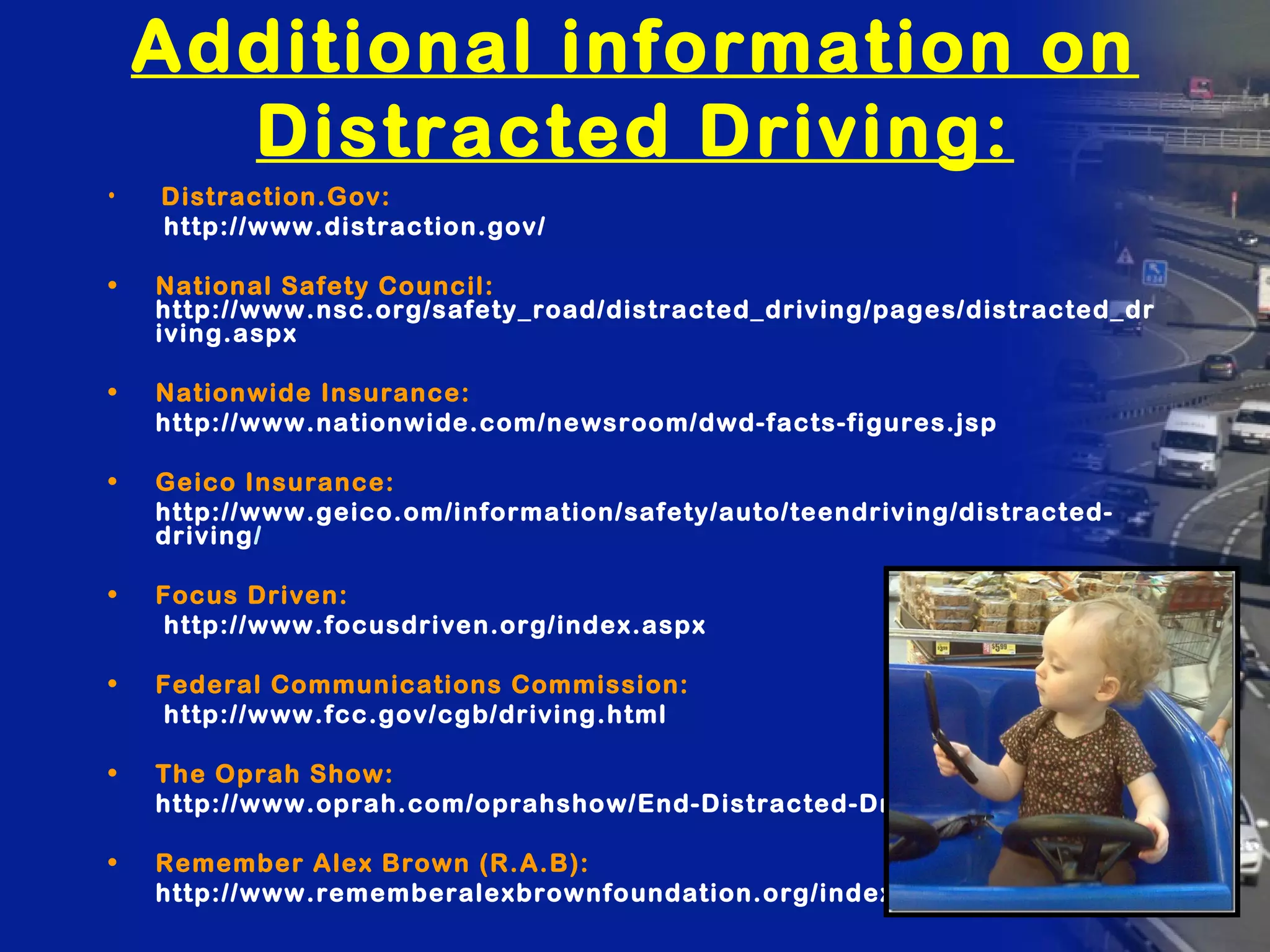 Distracted driving presentation | PPT