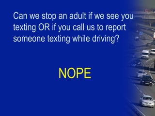 Distracted driving presentation | PPT