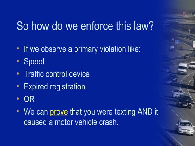 Distracted driving presentation | PPT | Injuries | Diseases and Conditions
