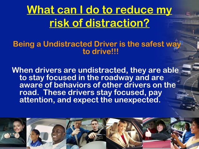 Distracted driving presentation | PPT | Injuries | Diseases and Conditions