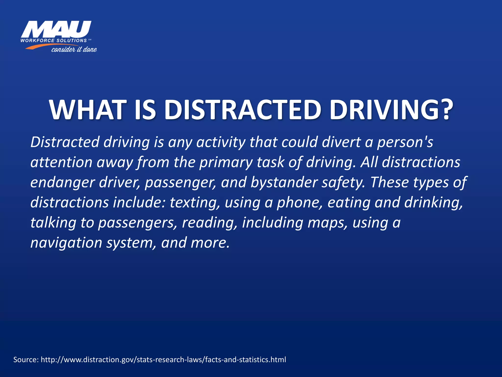 Distracted Driving Survey and Tips | PPT