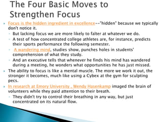 Distraction & focus | PPTX | Brain and Nervous System Disorders ...