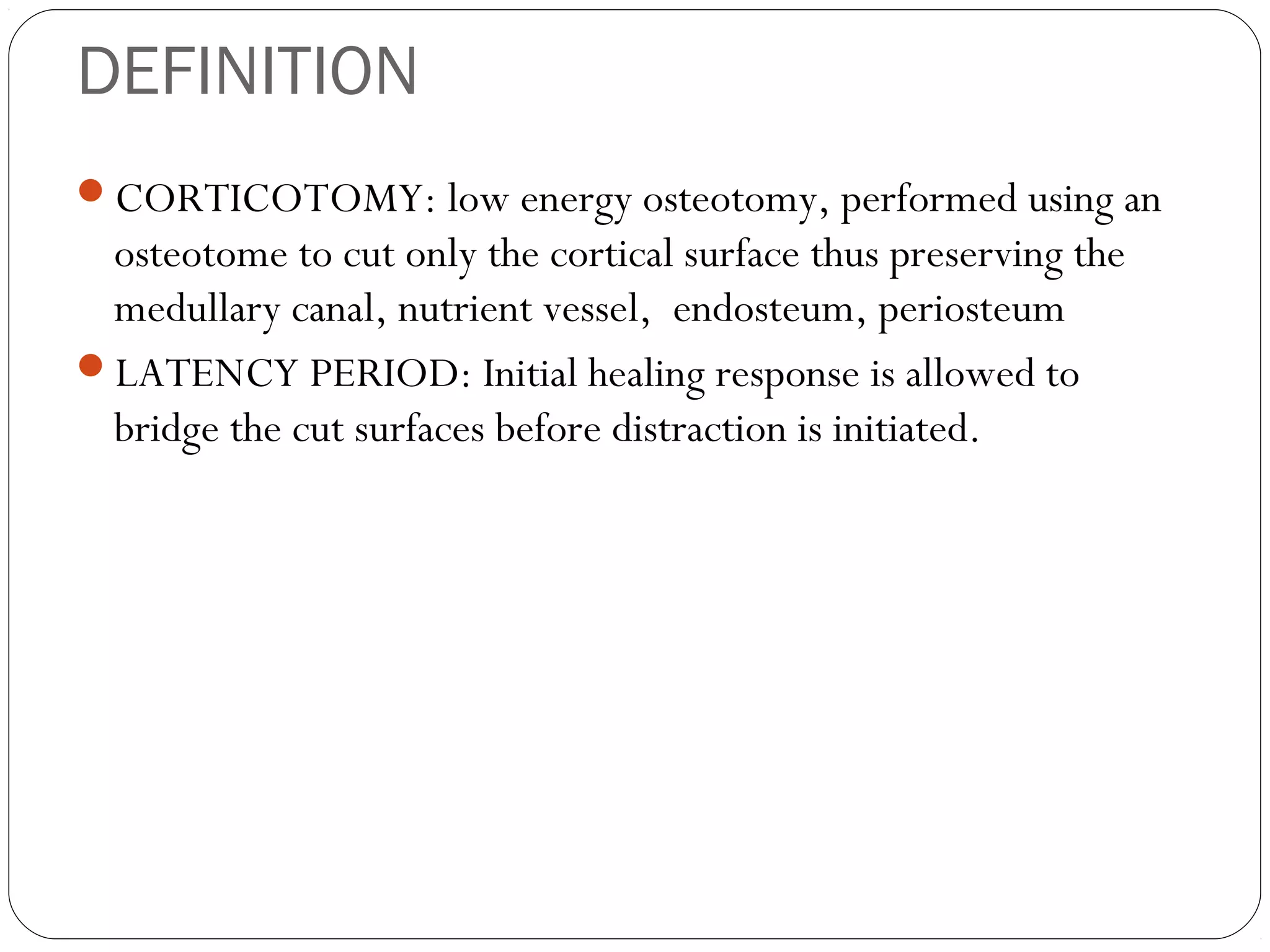 Distraction osteogenesis | PPT