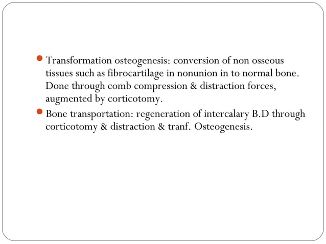 Distraction osteogenesis | PPT
