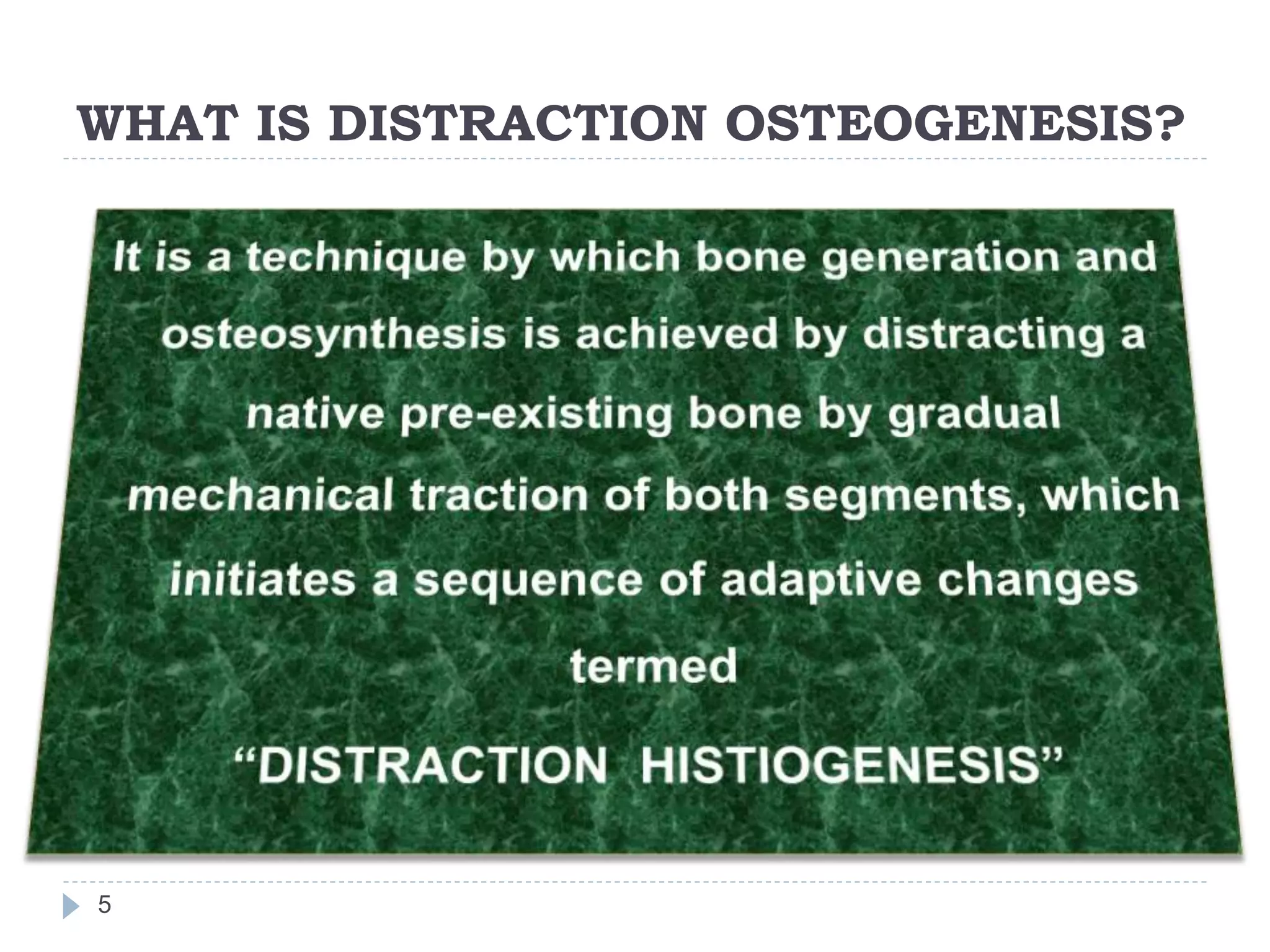 Distraction osteogenesis of craniofacial region | PPTX