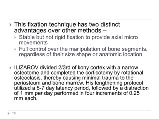 Distraction osteogenesis of craniofacial region | PPTX