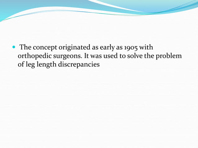 Distraction Osteogenesis.ppt | Bone and Joint Conditions | Diseases and ...