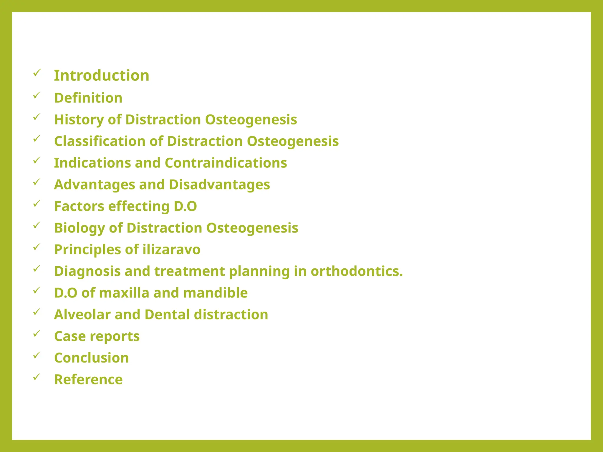 Distraction Osteogenesis.pptx distraction osteogenes | PPTX