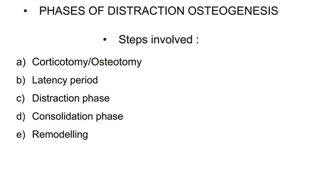 Distraction osteogenesis in orthodontics -Dr.G V SHETTY | PPTX | Bone ...