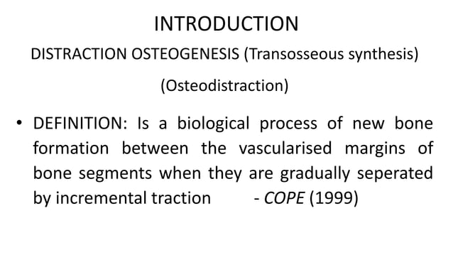 Distraction osteogenesis in orthodontics -Dr.G V SHETTY | PPTX | Bone ...