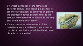 Distraction osteogenesis in maxillofacial surgery | PPTX