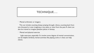 Distraction techniques in CBT . pptx | PPTX