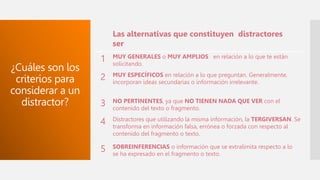 DISTRACTORES EN LA PSU DE LENGUAJE_final.pptx