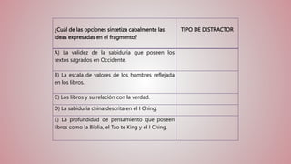 DISTRACTORES EN LA PSU DE LENGUAJE_final.pptx