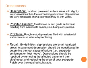 DISTRESS AND DEFECTS ON ROAD PAVEMENT.pptx