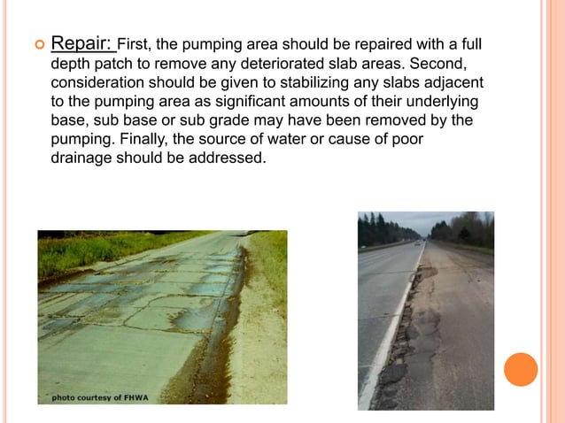 DISTRESS AND DEFECTS ON ROAD PAVEMENT.pptx | Geology | Science