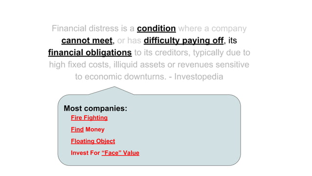 Distress company | PPT