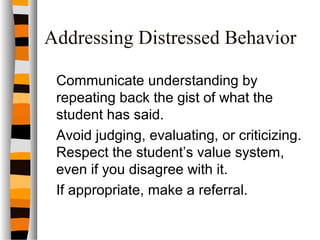 Distressed disruptive behavior | PPT | Free Download