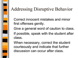 Distressed disruptive behavior | PPT | Free Download