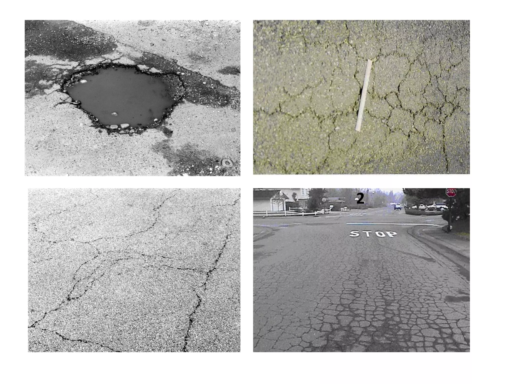 Distresses in flexible pavements caused by water | PPT