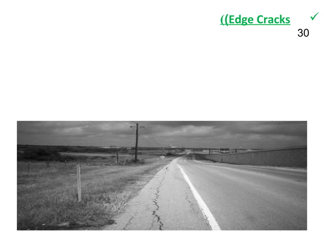 Distresses in flexible pavements caused by water | PPT