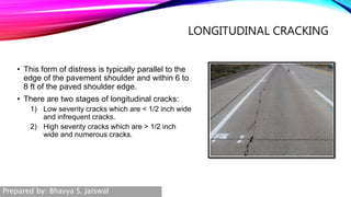 Distresses in the pavement | PPTX