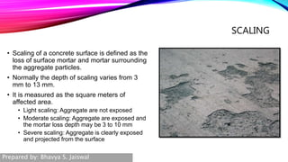 Distresses in the pavement | PPTX