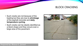 Distresses in the pavement | PPTX