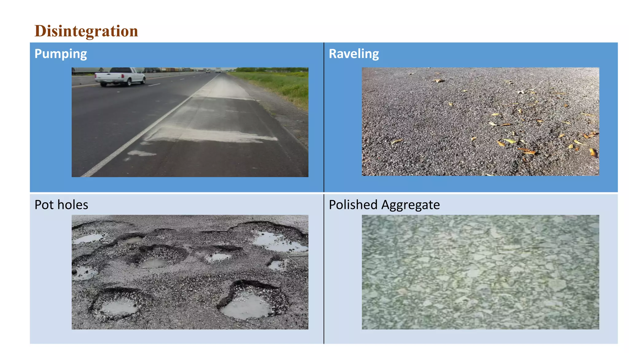 Distress in flexible pavement | PDF