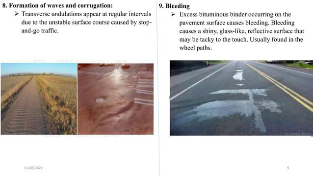 Distress in Pavement.pptx | Geology | Science