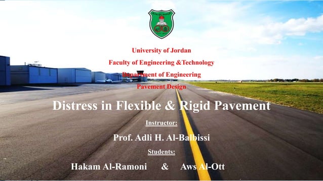 Distress in Pavement Full.pptx | Geology | Science