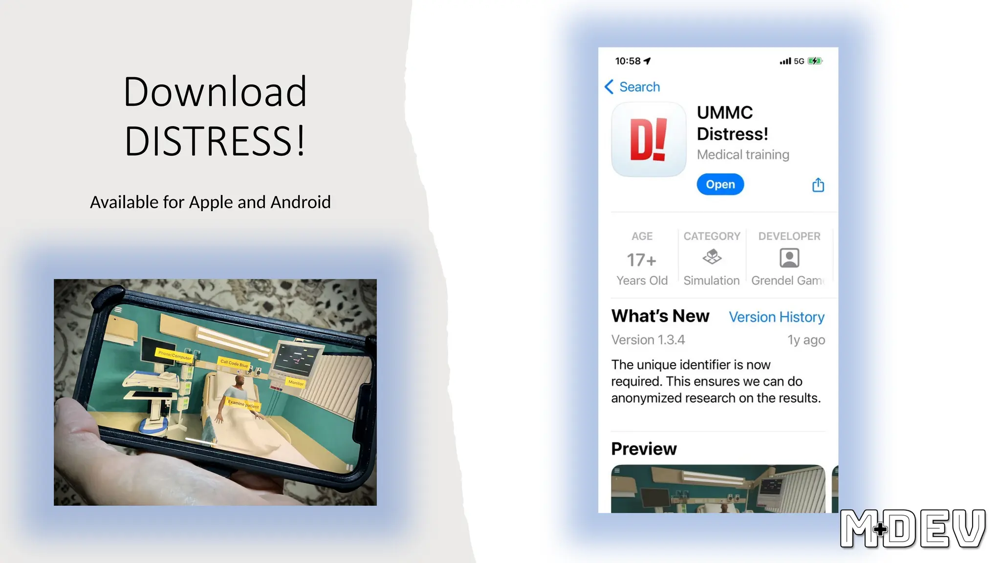 Distress! An Award Winning Mobile Game-Based Learning Intervention for ...